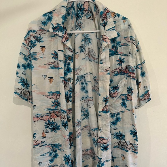 George | Other | Hawaiian Button Up | Poshmark